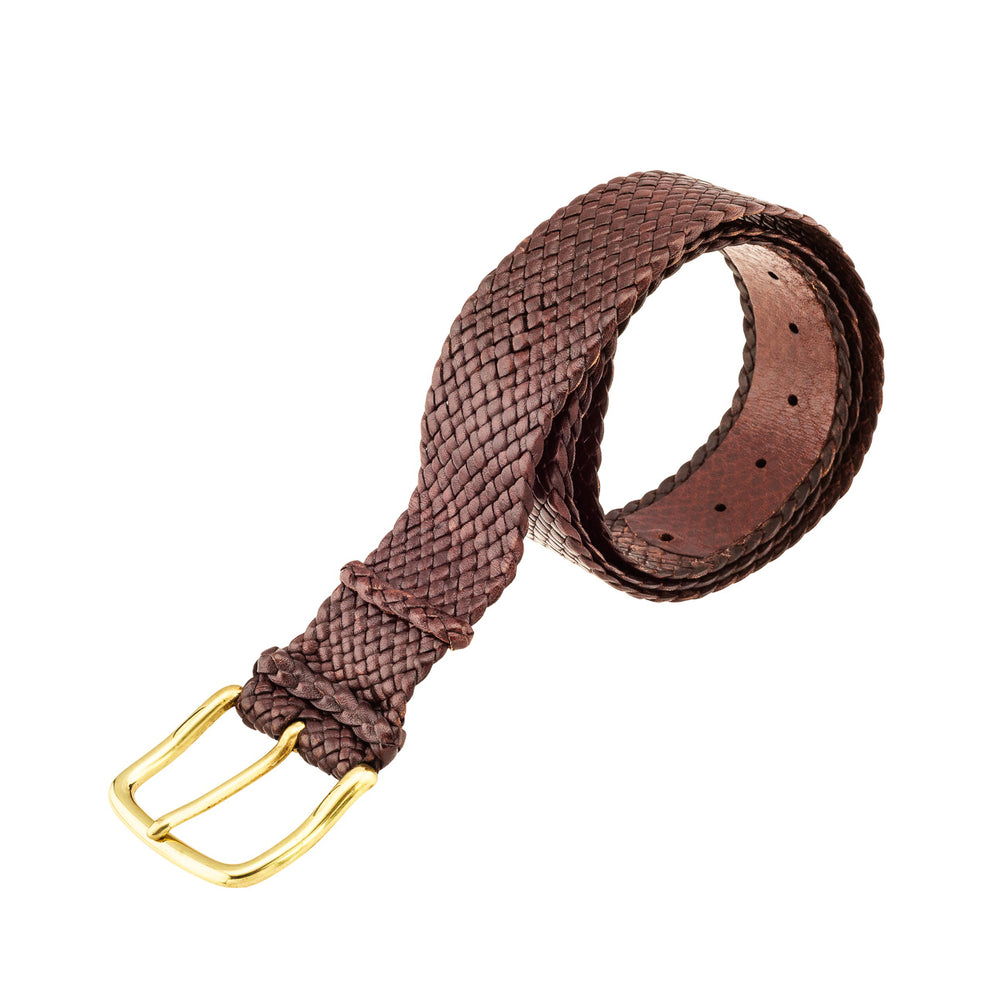 Eureka Kangaroo 16 Strand Plaited Mens Belt - 35mm (1 3⁄8") Wide ...