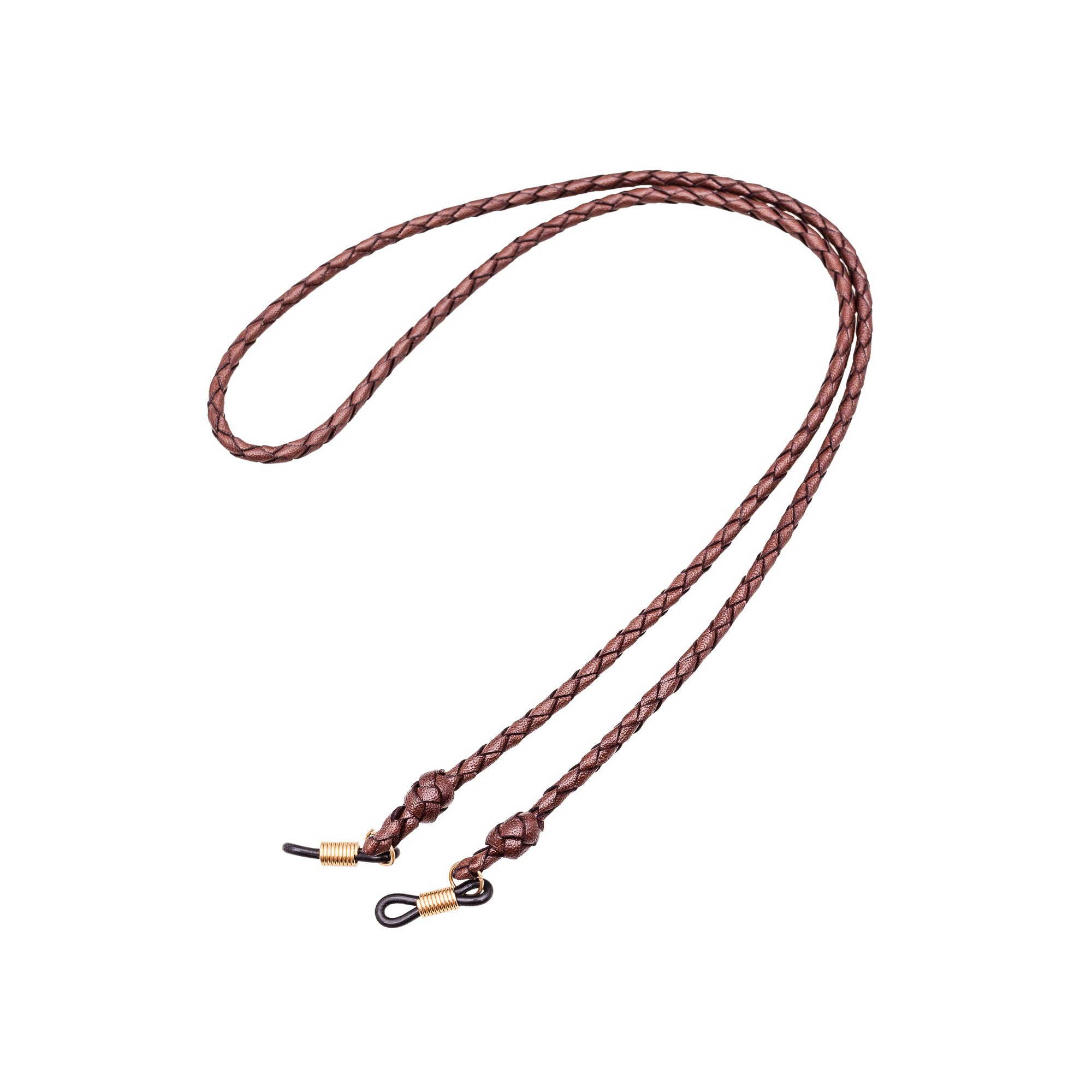 Spectacle Cord - Round Braided Kangaroo Leather – Badgery Belts AUS