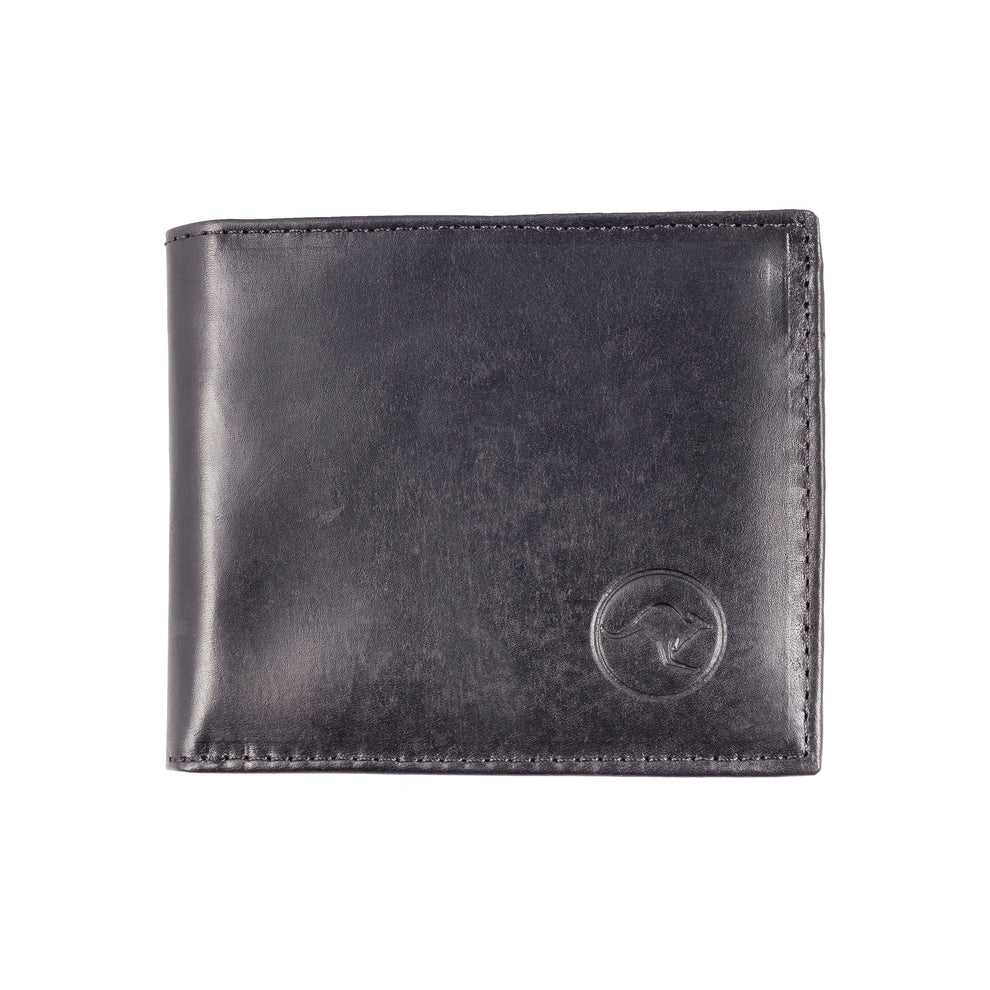 Genuine Kangaroo Leather Wallet Natural Single Fold – Badgery Belts AUS